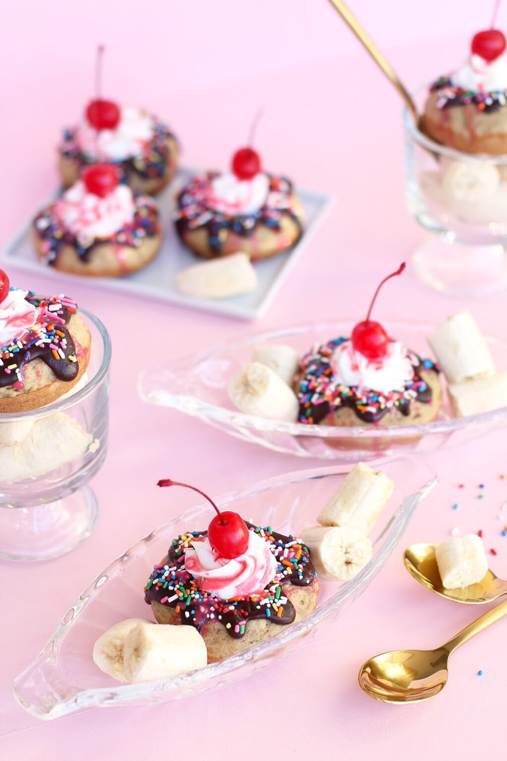 Banana Split Donuts – Aww Sam