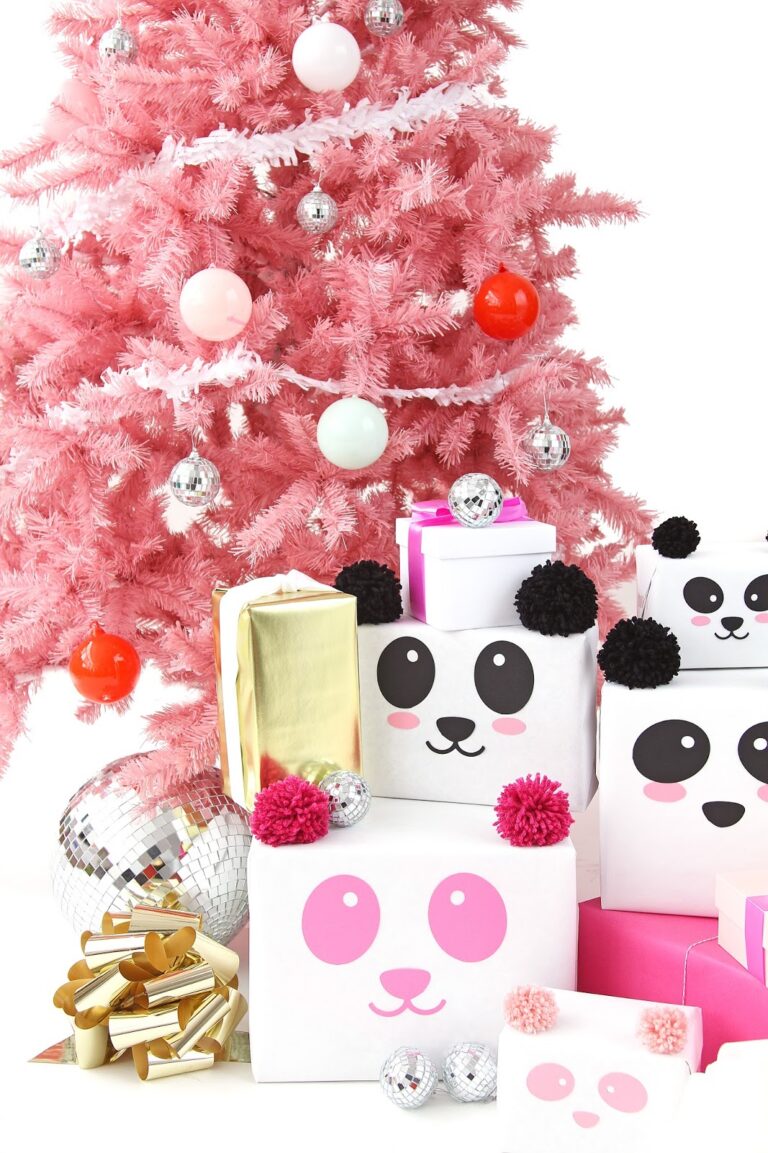 DIY Panda Gift Wrap On Keiko Lynn – Aww Sam