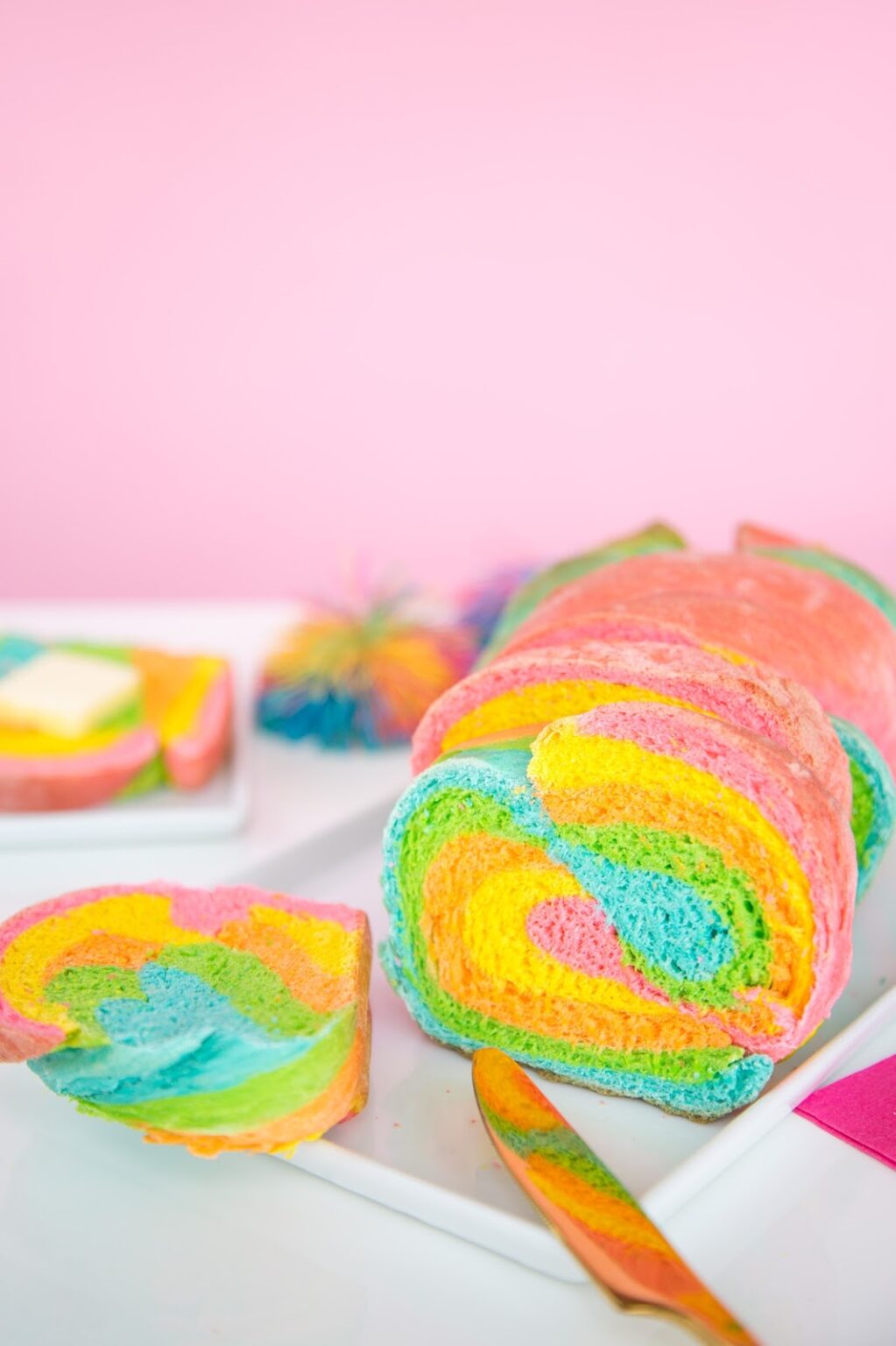 Pastel Rainbow Bread Recipe – Aww Sam