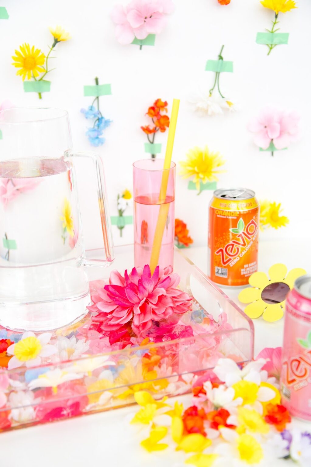 DIY Flower Power Serving Tray – Aww Sam