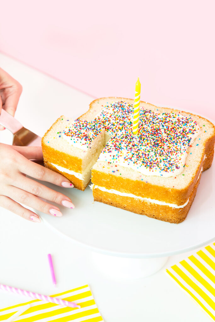 Giant Fairy Bread Sandwich Cake – Aww Sam