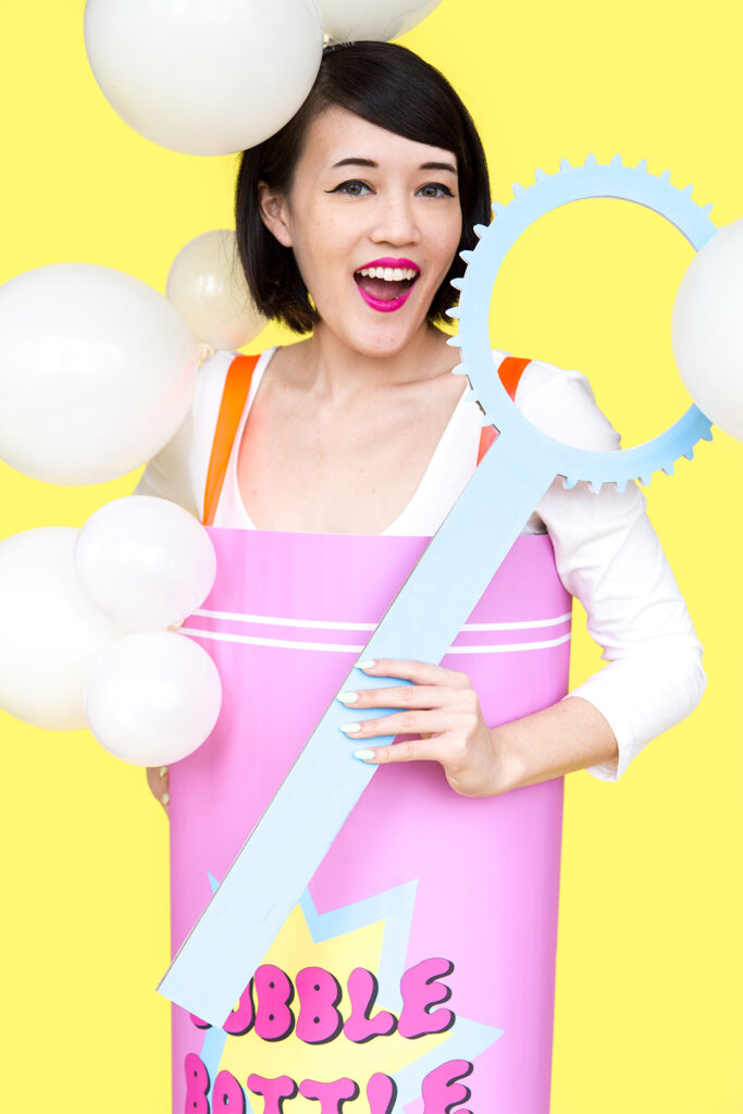 DIY Bubble Bottle Halloween Costume – Aww Sam