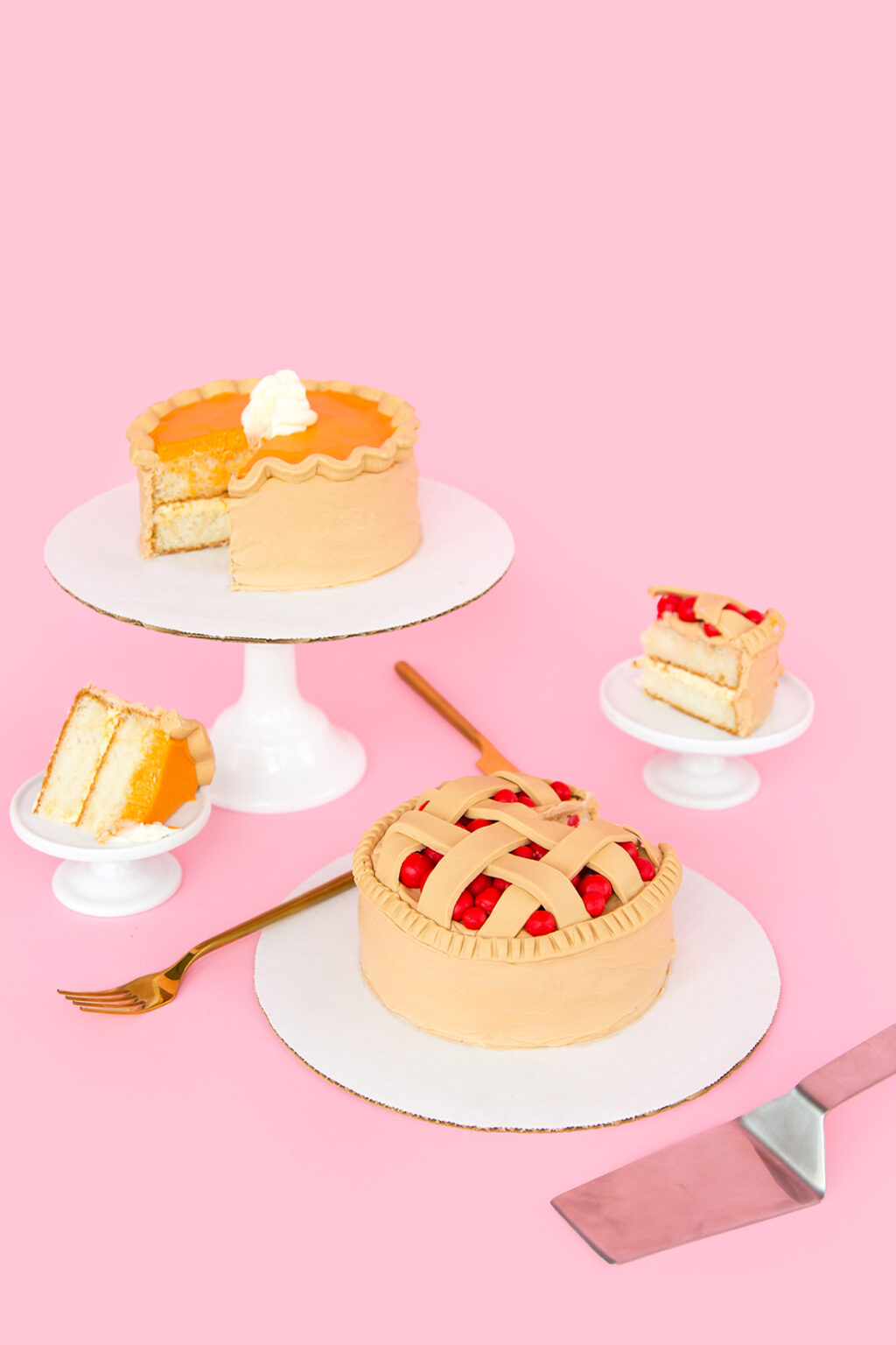 DIY Thanksgiving Pie Cakes – Aww Sam