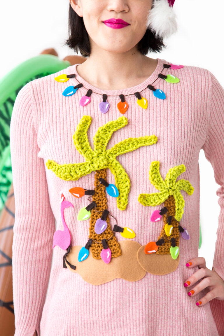 DIY “Ugly” Tropical Christmas Sweater – Aww Sam