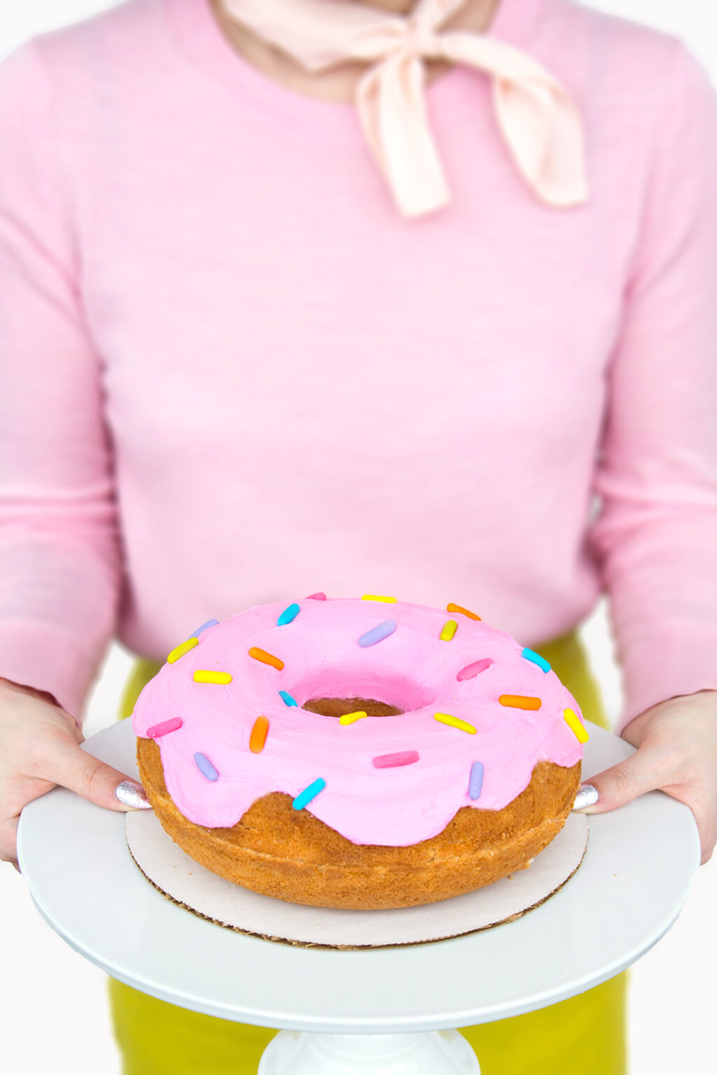 Giant Donut Cake: Three Ways – Aww Sam