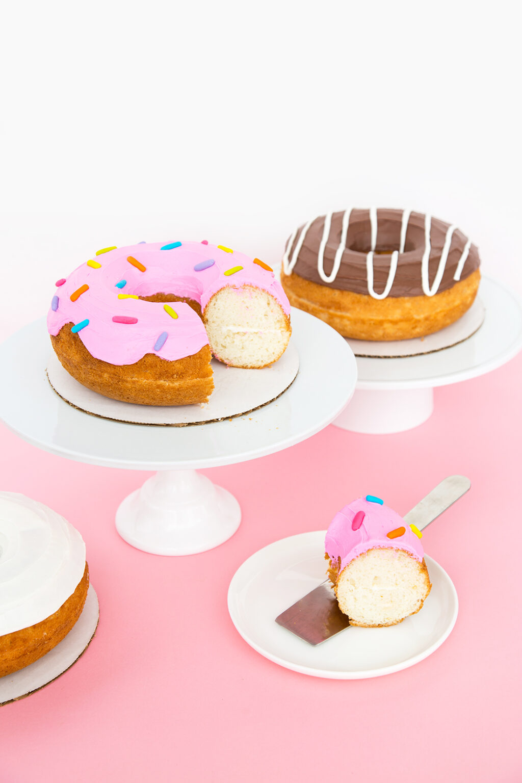 Giant Donut Cake: Three Ways – Aww Sam