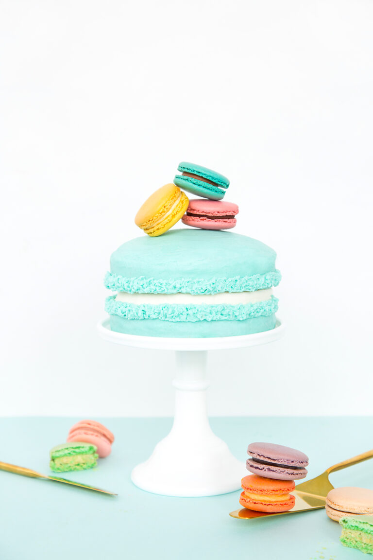 Giant Macaron Cake – Aww Sam