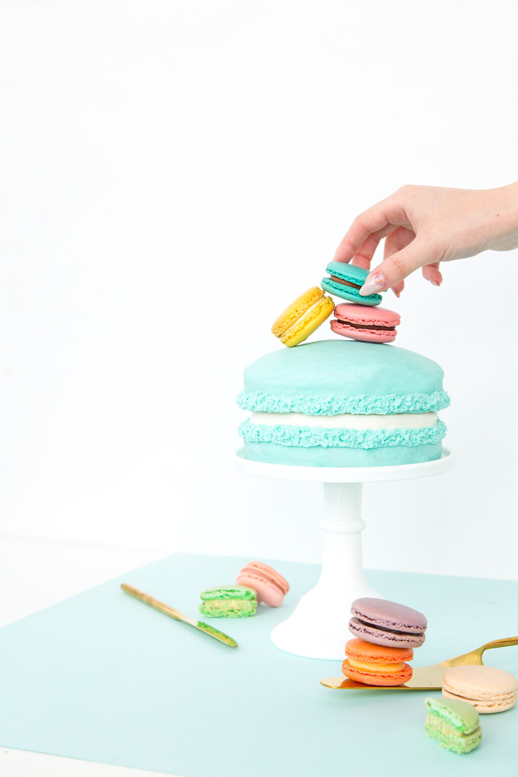 Giant Macaron Cake – Aww Sam