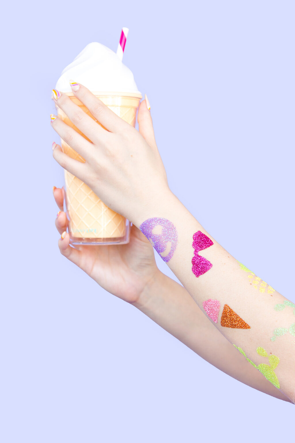 DIY Glitter Temporary Tattoos – Aww Sam