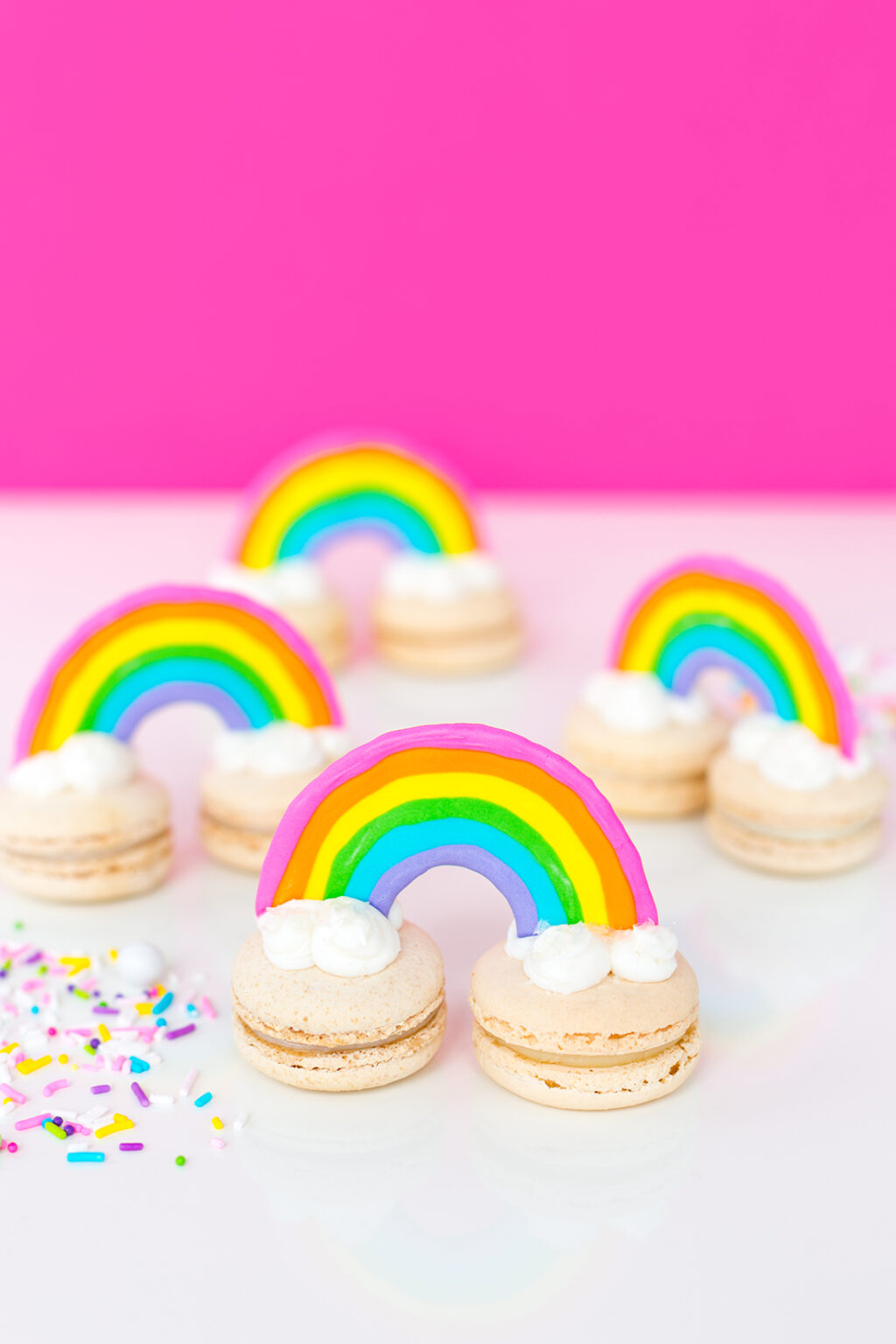 Dessert Hack! Rainbow Macarons – Aww Sam