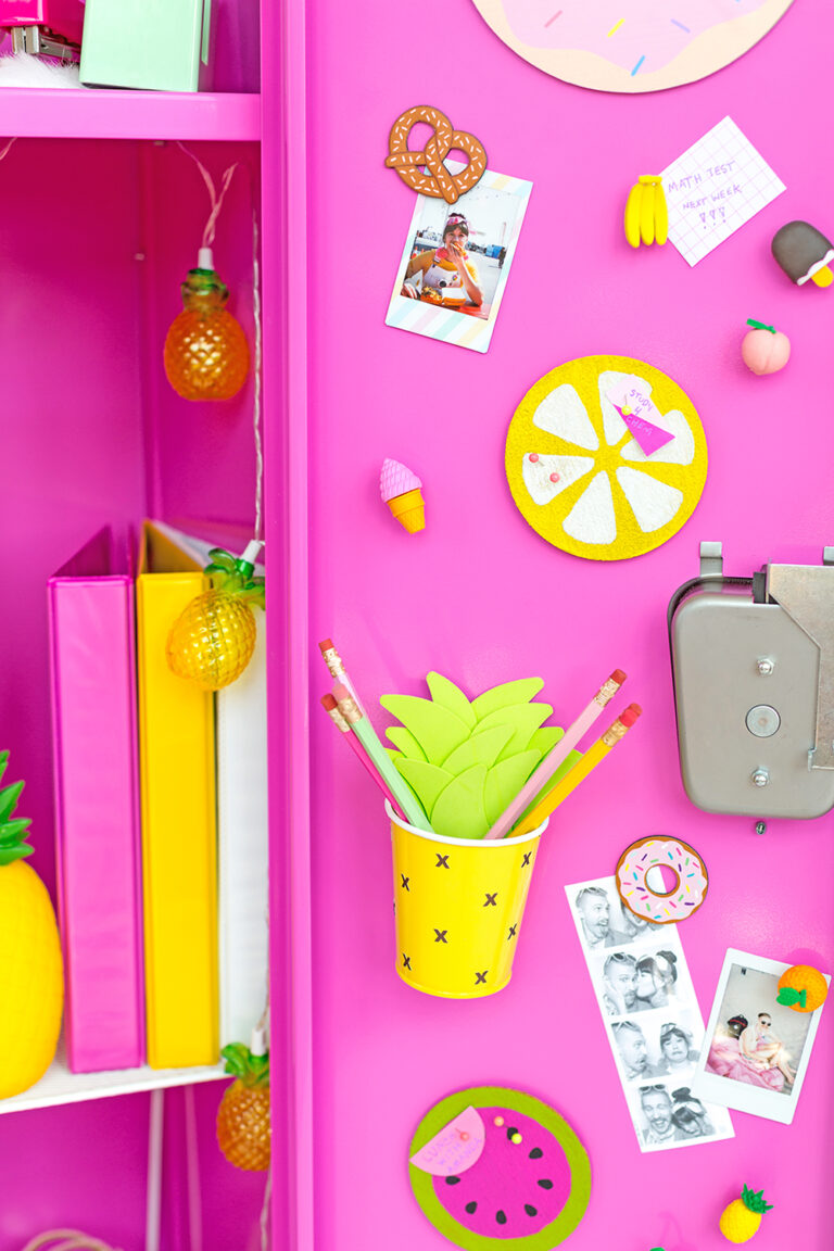 Colorful DIY Locker Decoration Ideas – Aww Sam