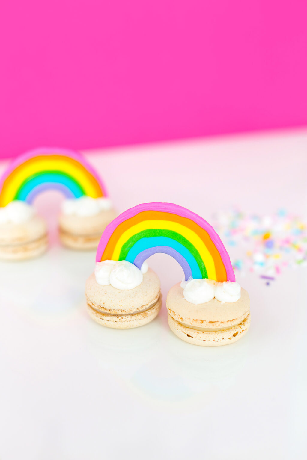 Dessert Hack! Rainbow Macarons – Aww Sam