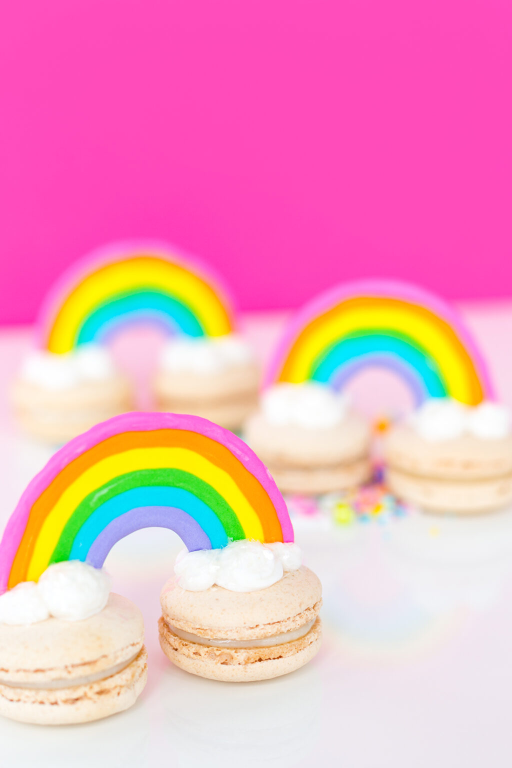 Dessert Hack! Rainbow Macarons – Aww Sam