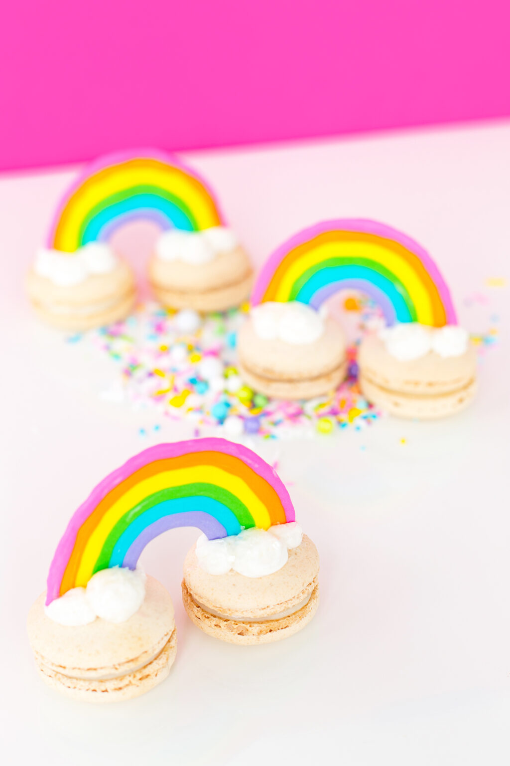 Dessert Hack! Rainbow Macarons – Aww Sam
