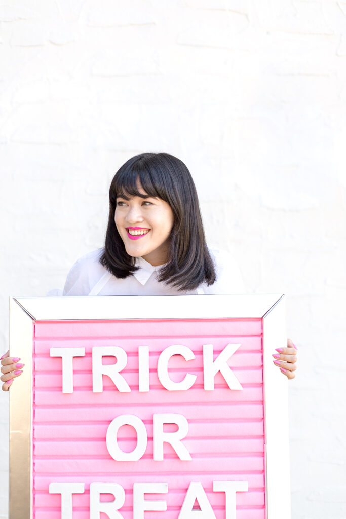 DIY Letter Board Halloween Costume – Aww Sam
