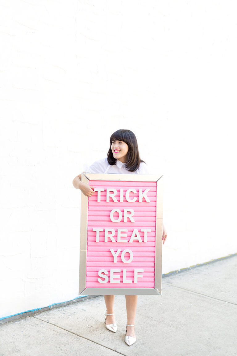 DIY Letter Board Halloween Costume – Aww Sam