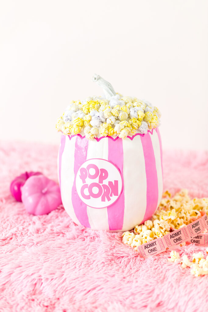 DIY No-Carve Popcorn Pumpkin – Aww Sam