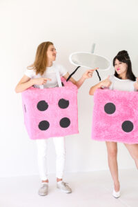 DIY Fuzzy Dice Group Costume – Aww Sam
