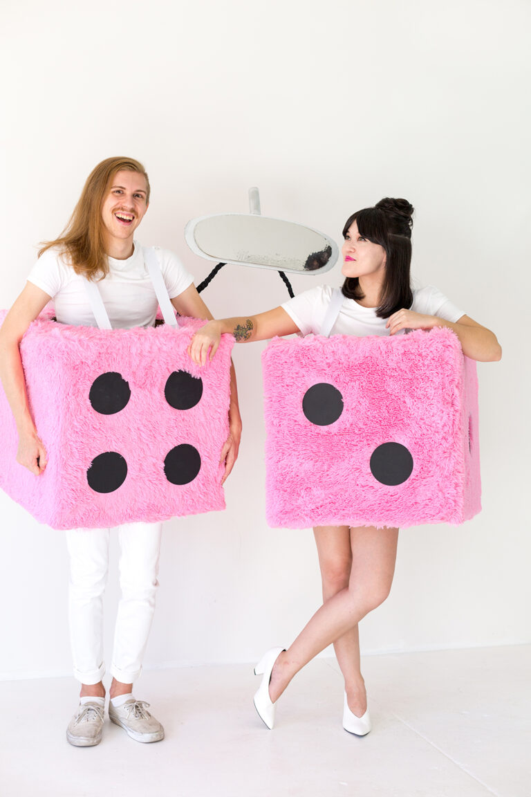 DIY Fuzzy Dice Group Costume – Aww Sam