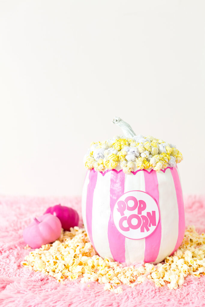 DIY No-Carve Popcorn Pumpkin – Aww Sam