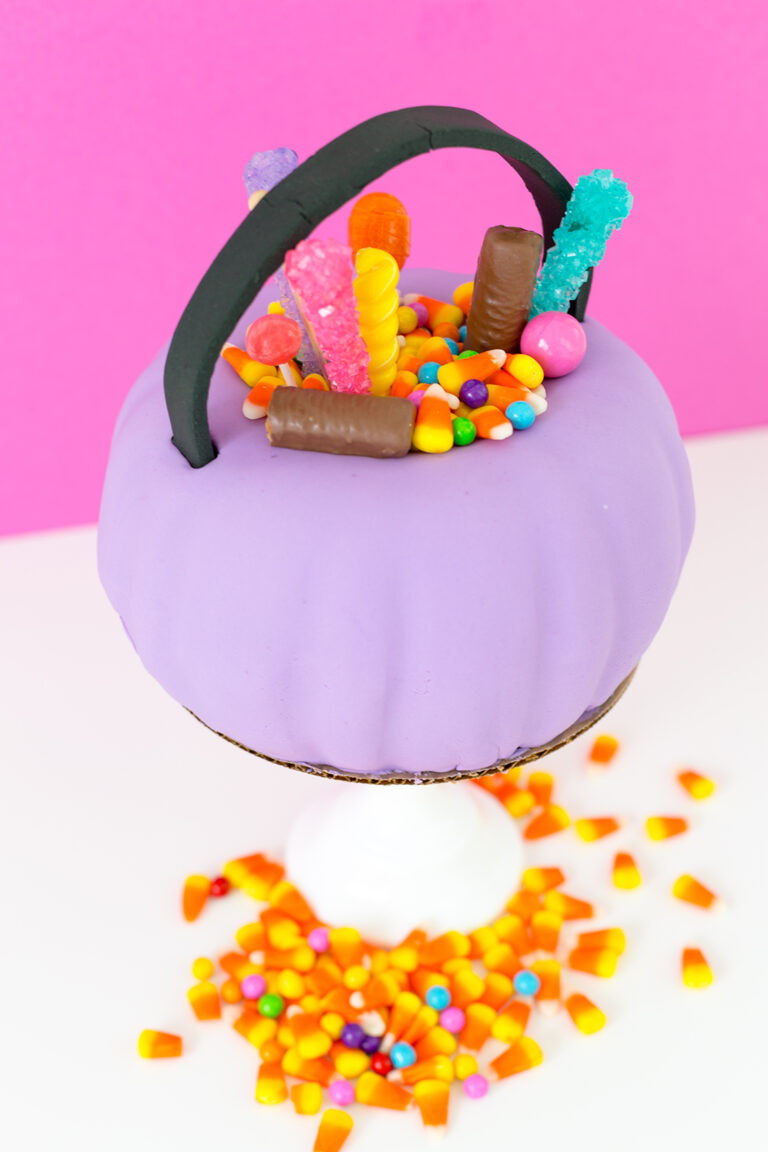 Halloween Pumpkin Candy Pail Cake – Aww Sam