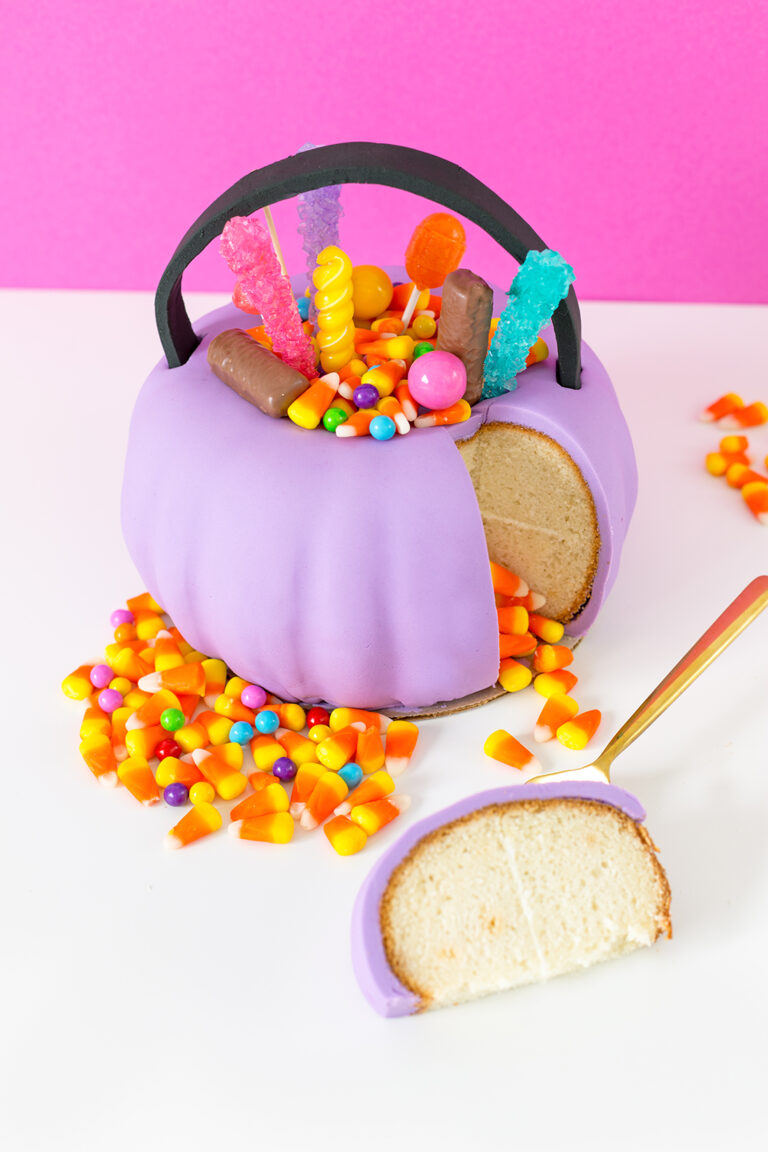 Halloween Pumpkin Candy Pail Cake – Aww Sam