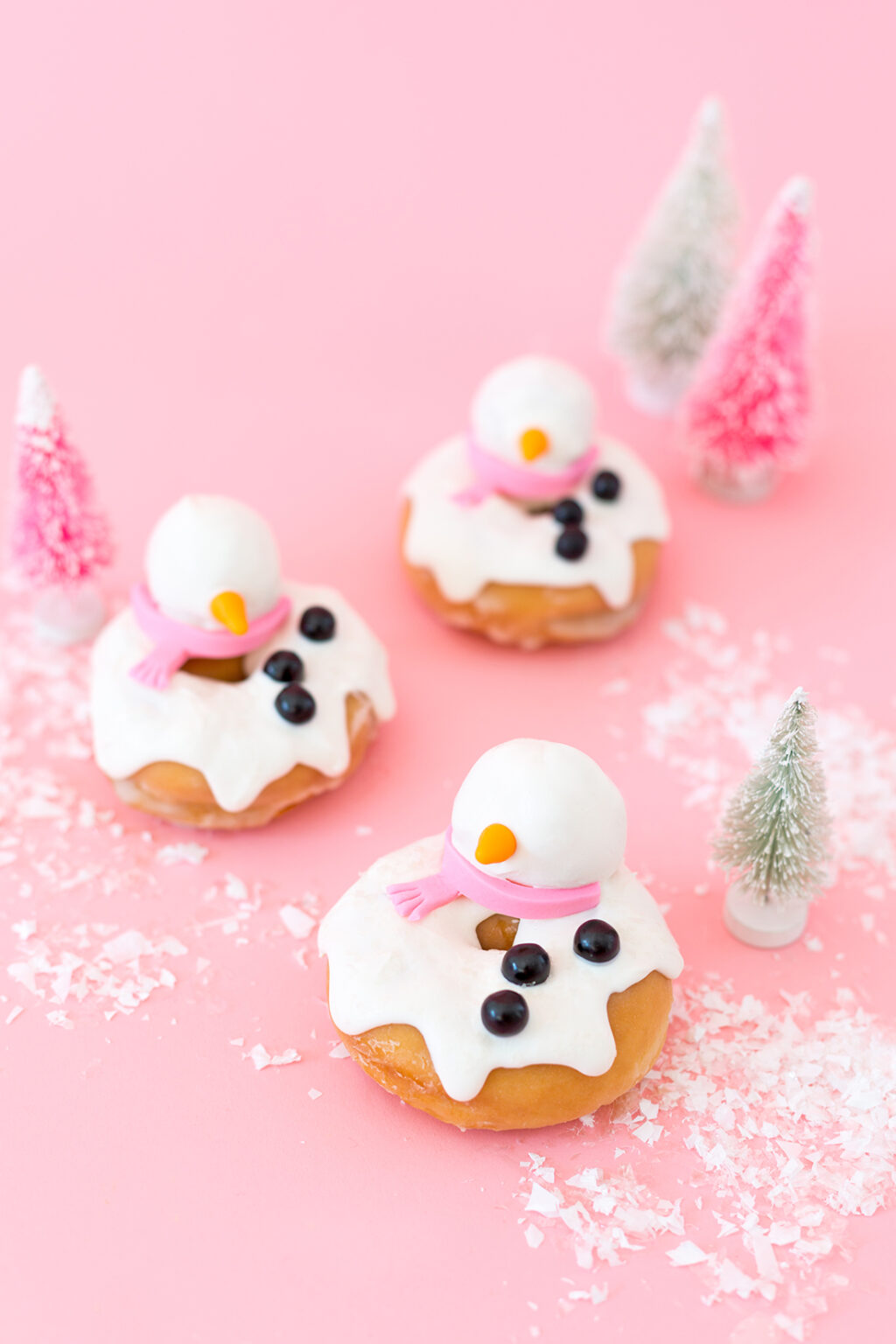 Melted Snowmen Holiday Donuts – Aww Sam