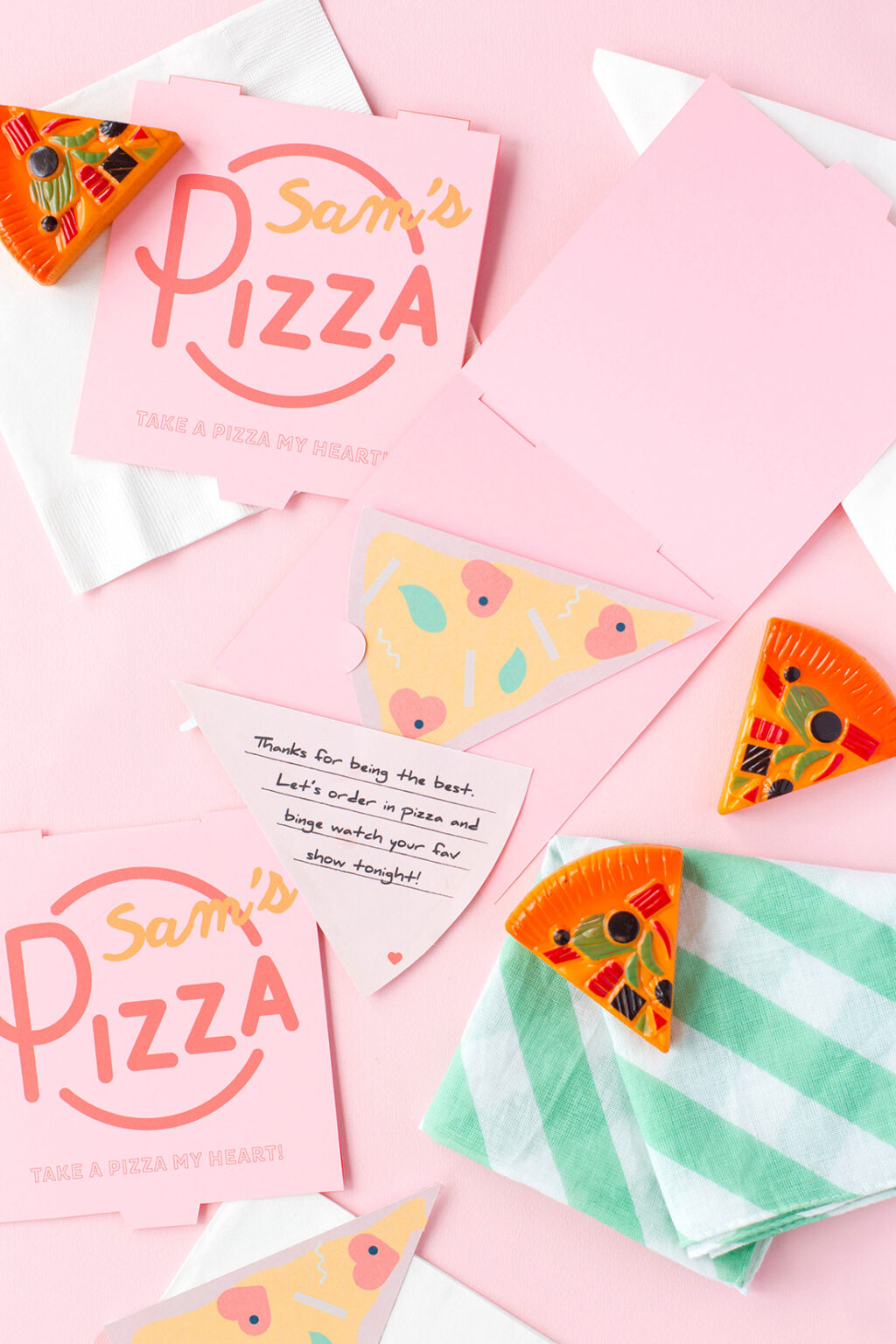 Last Minute Printable Pizza Valentines – Aww Sam