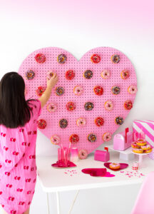 DIY Heart Donut Pegboard – Aww Sam