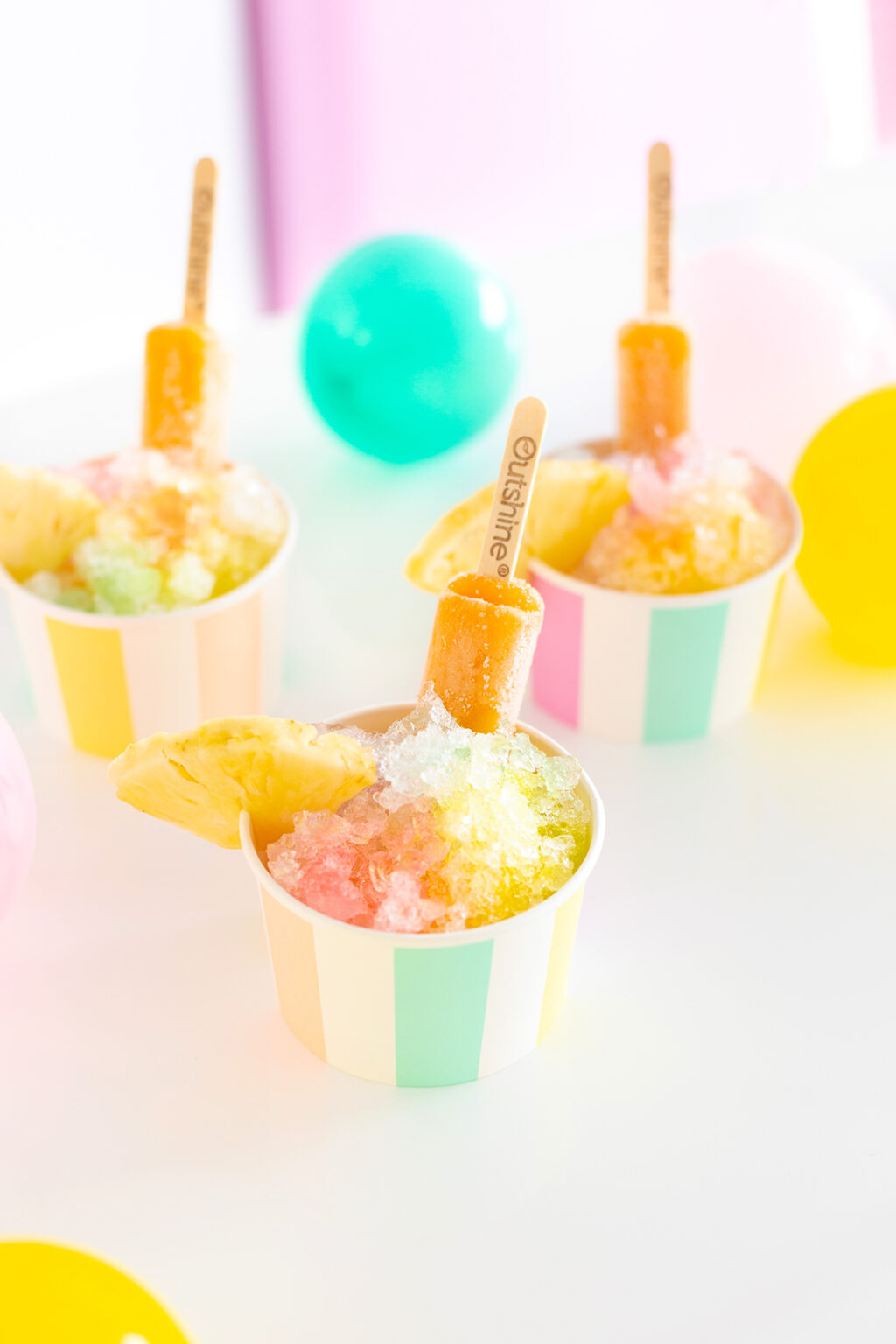 Rainbow Shaved Ice Fruit Bar Cups – Aww Sam