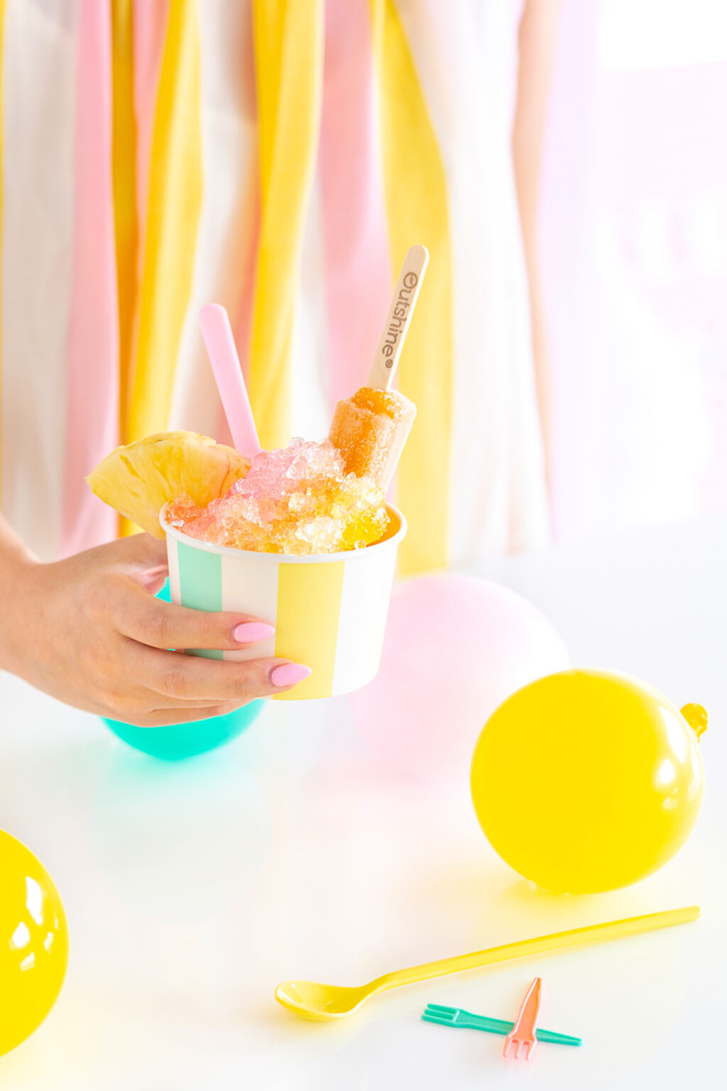 Rainbow Shaved Ice Fruit Bar Cups – Aww Sam