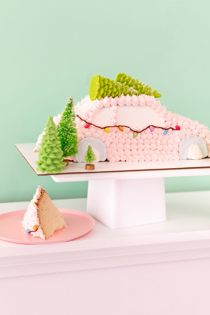Retro Christmas Car Cake – Aww Sam