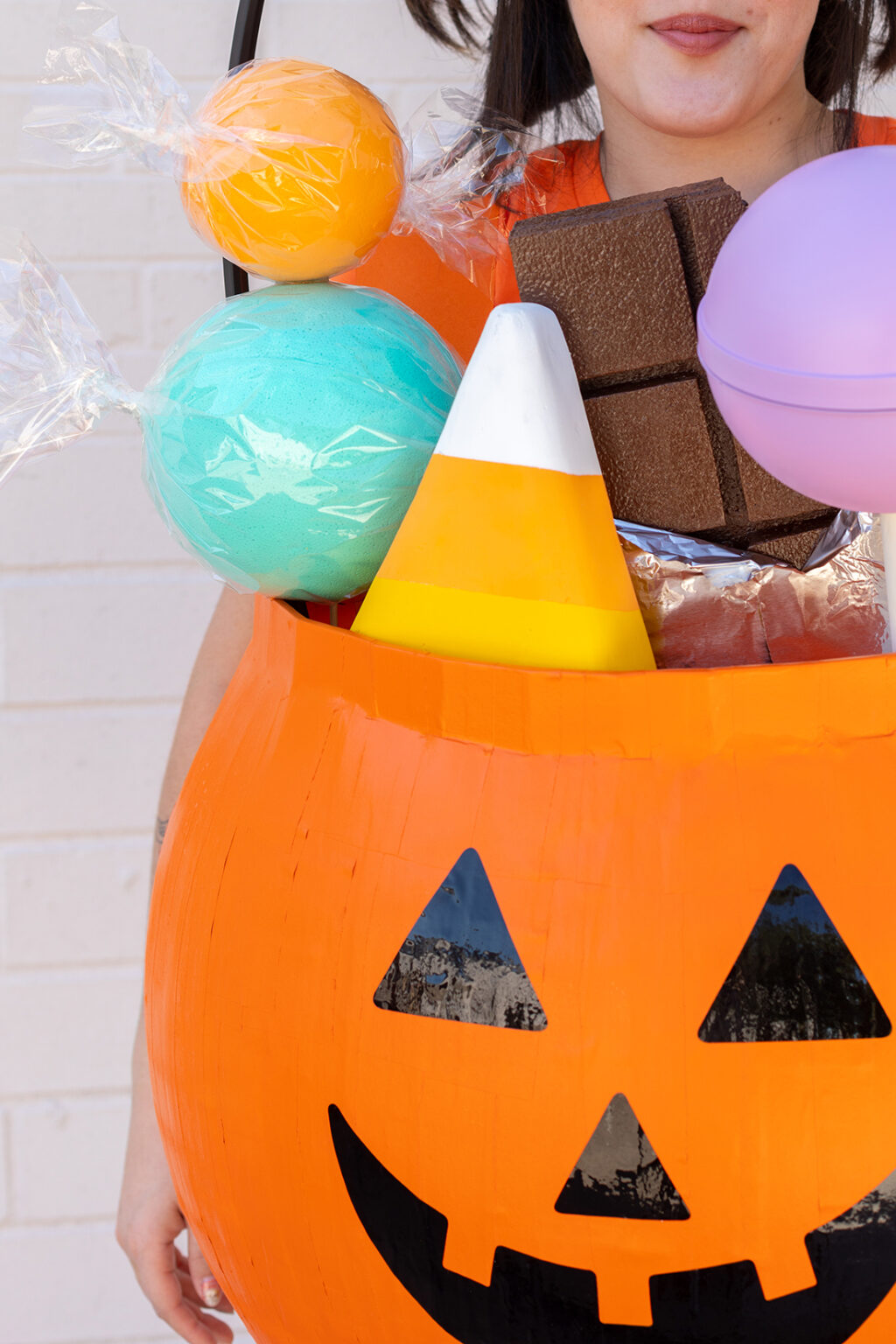 Pumpkin Candy Bucket Costume – Aww Sam